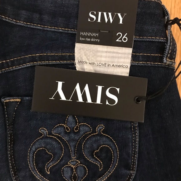 Siwy | Jeans | Siwy Denim Hannah Low Rise Skinny Jean 26 Nwt | Poshmark